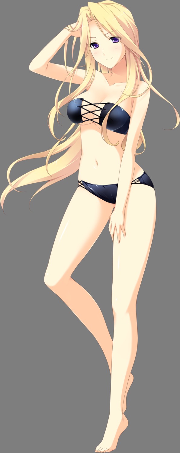 pulltop latte marui koisuru natsu no last resort kariu nagisa bikini cleavage swimsuits ...